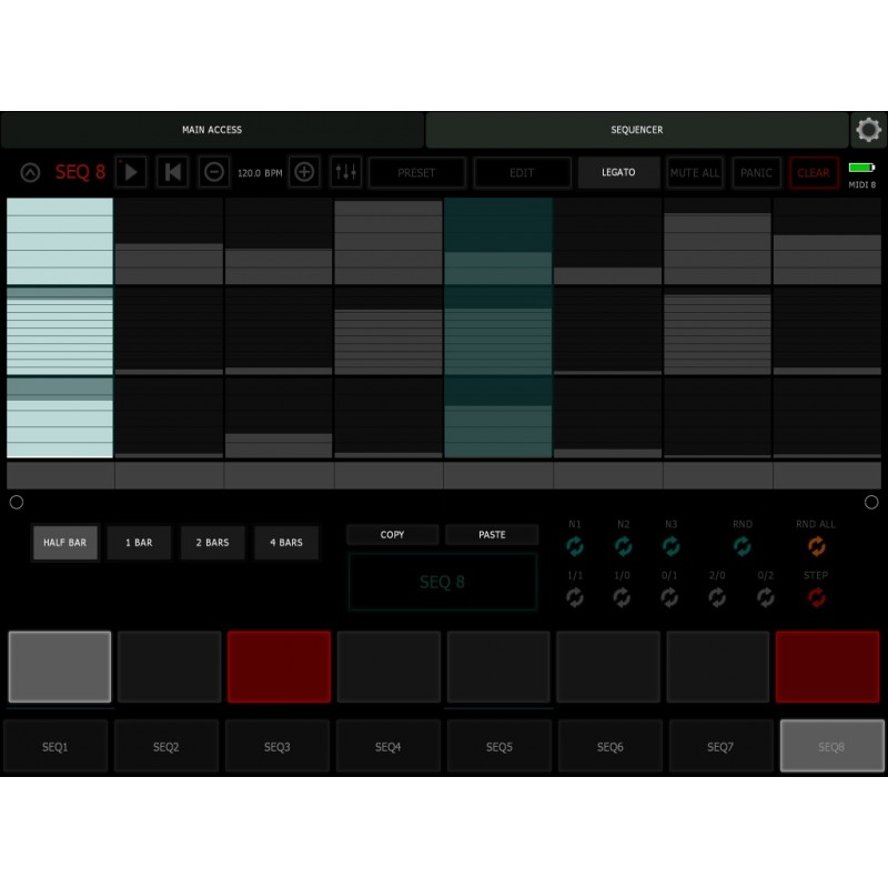Lemur Midi Step Sequencer 8