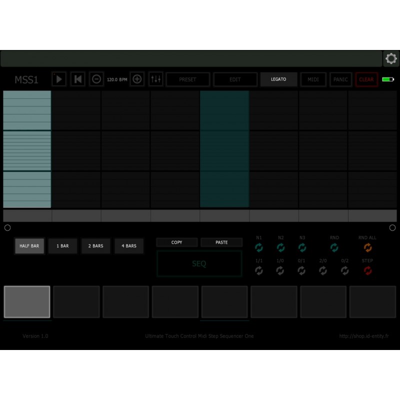 Lemur Midi Step Sequencer One