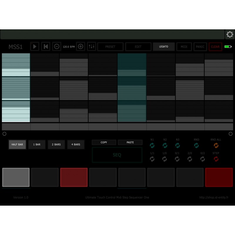 Lemur Midi Step Sequencer One