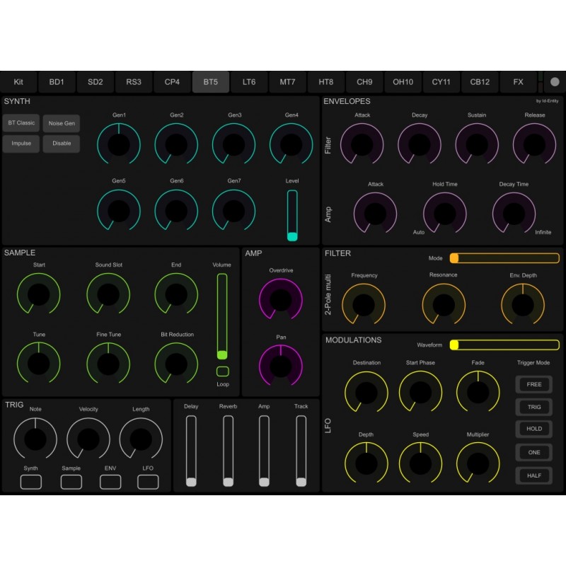 TouchOSC for Elektron Analog Rytm